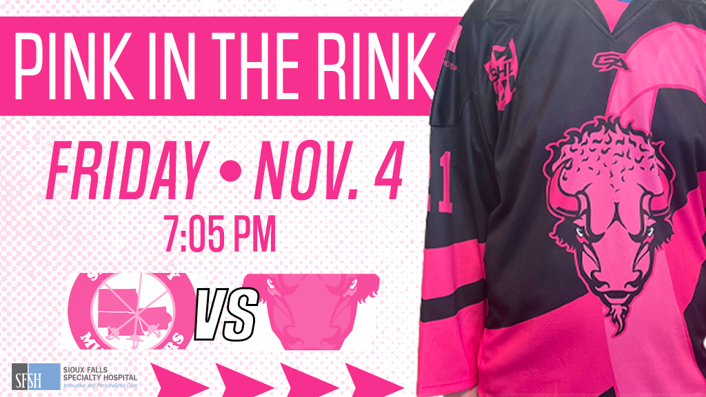 Pink in the Rink set for Friday Night - Sioux Falls Stampede