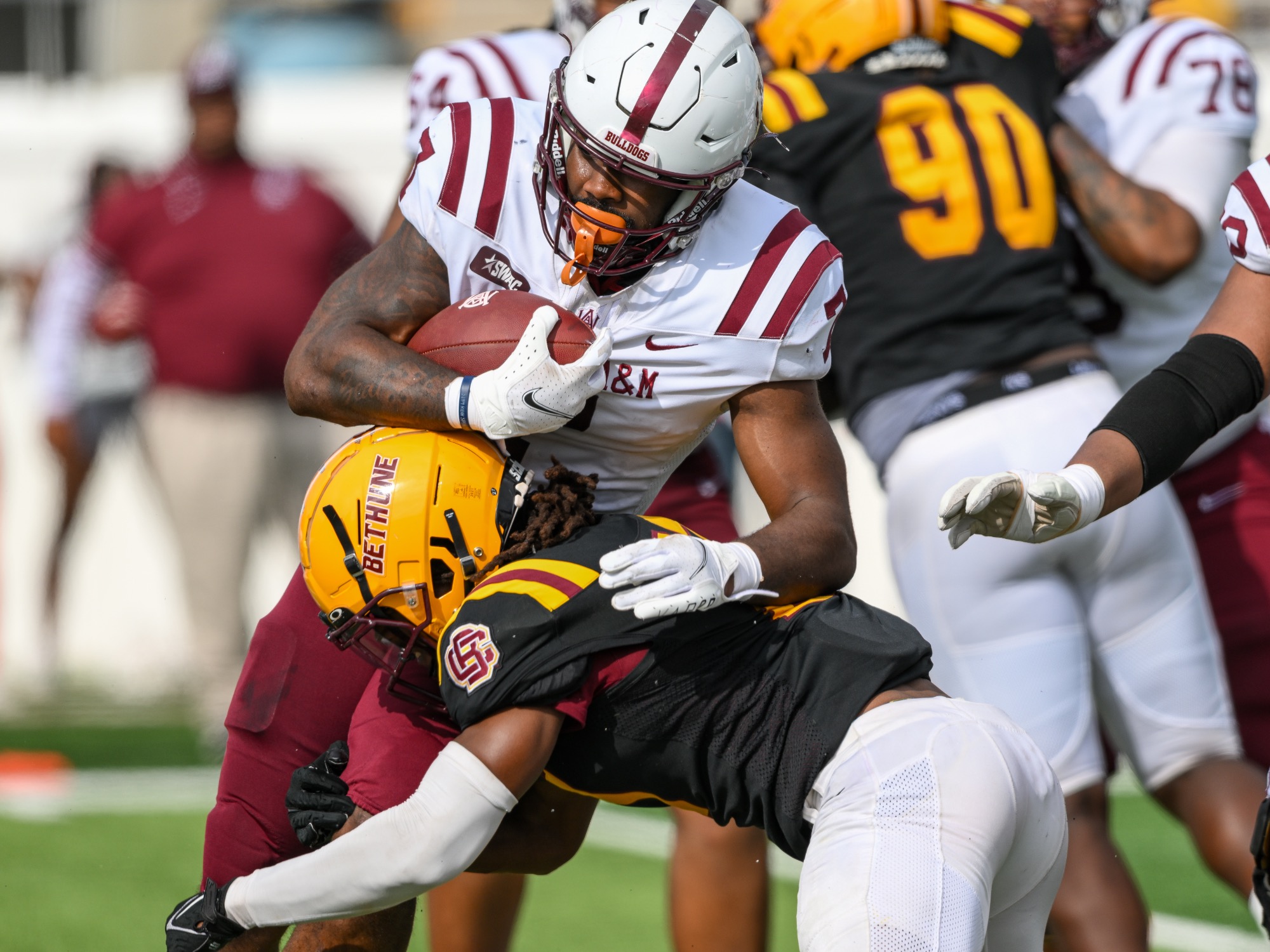 Big Fourth Quarter Carries Wildcats past Bulldogs - Alabama A&M Athletics