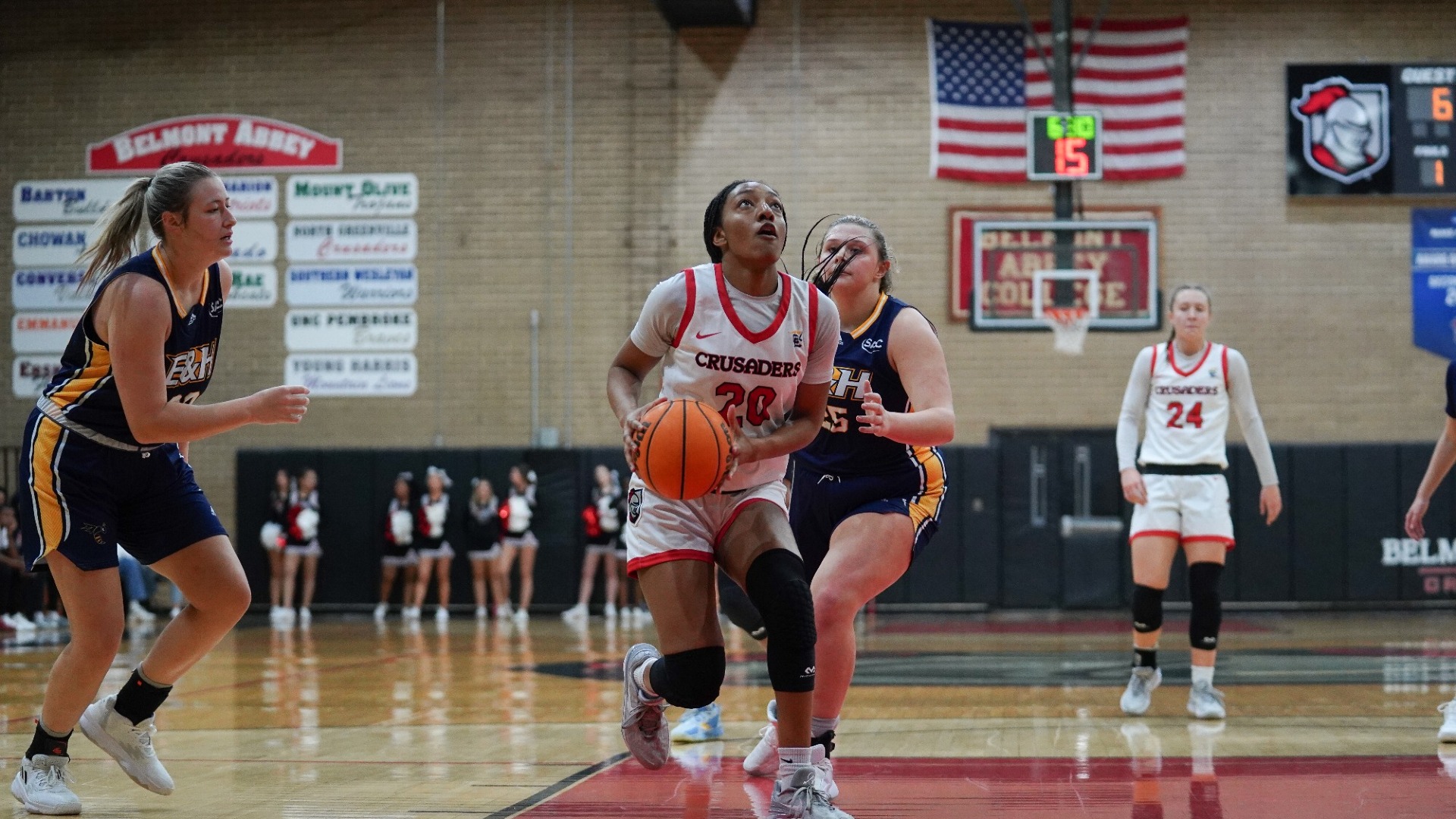 First Double-Double For Shular Highlights Abbey Win at Rollins - Belmont Abbey College