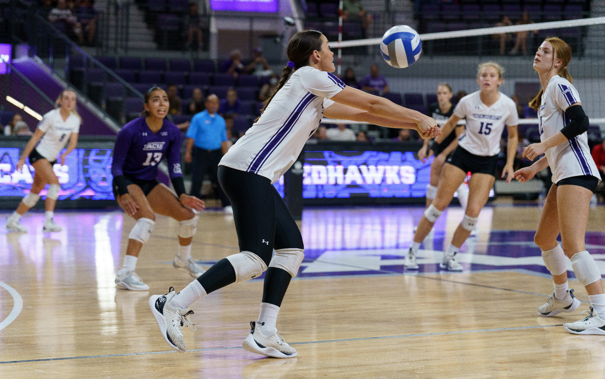 Cats Win Five-Set Thriller at CBU - Abilene Christian University Athletics
