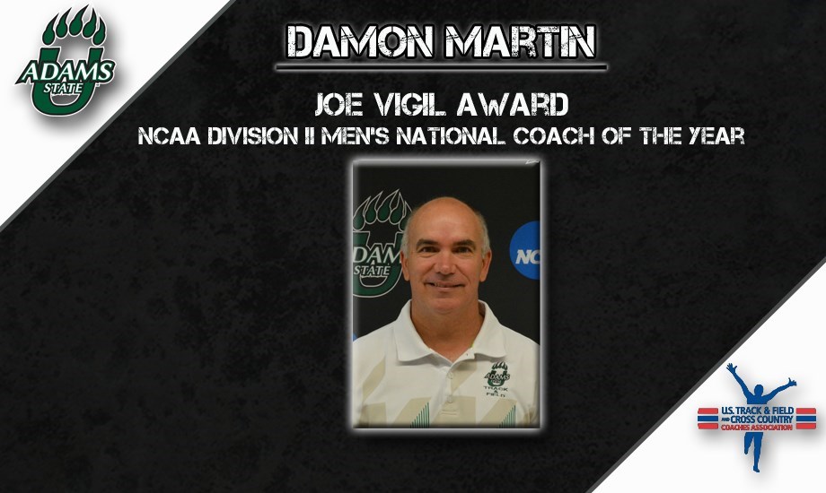 MXC | Martin Declared Men’s Coach of the Year - Adams State University ...