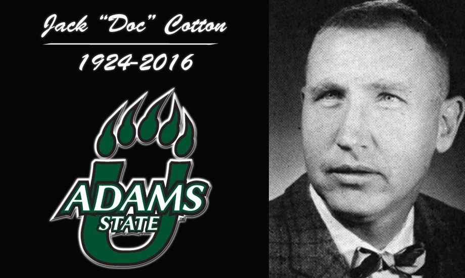 Adams State Mourns The Passing of Jack "Doc" Cotton - Adams State ...