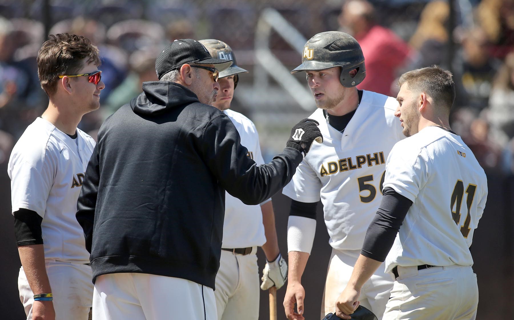 Baseball Splits Series Opener with American Int'l - Adelphi University ...