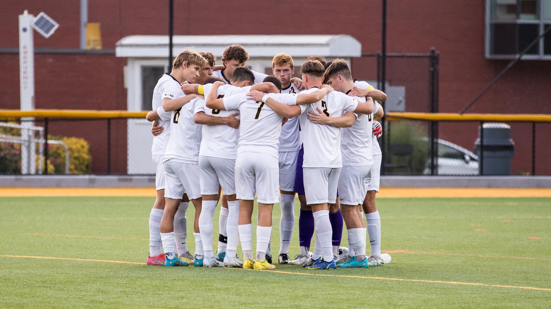 Men's Soccer Ousted from NE10 Semifinals on Kicks - Adelphi University ...