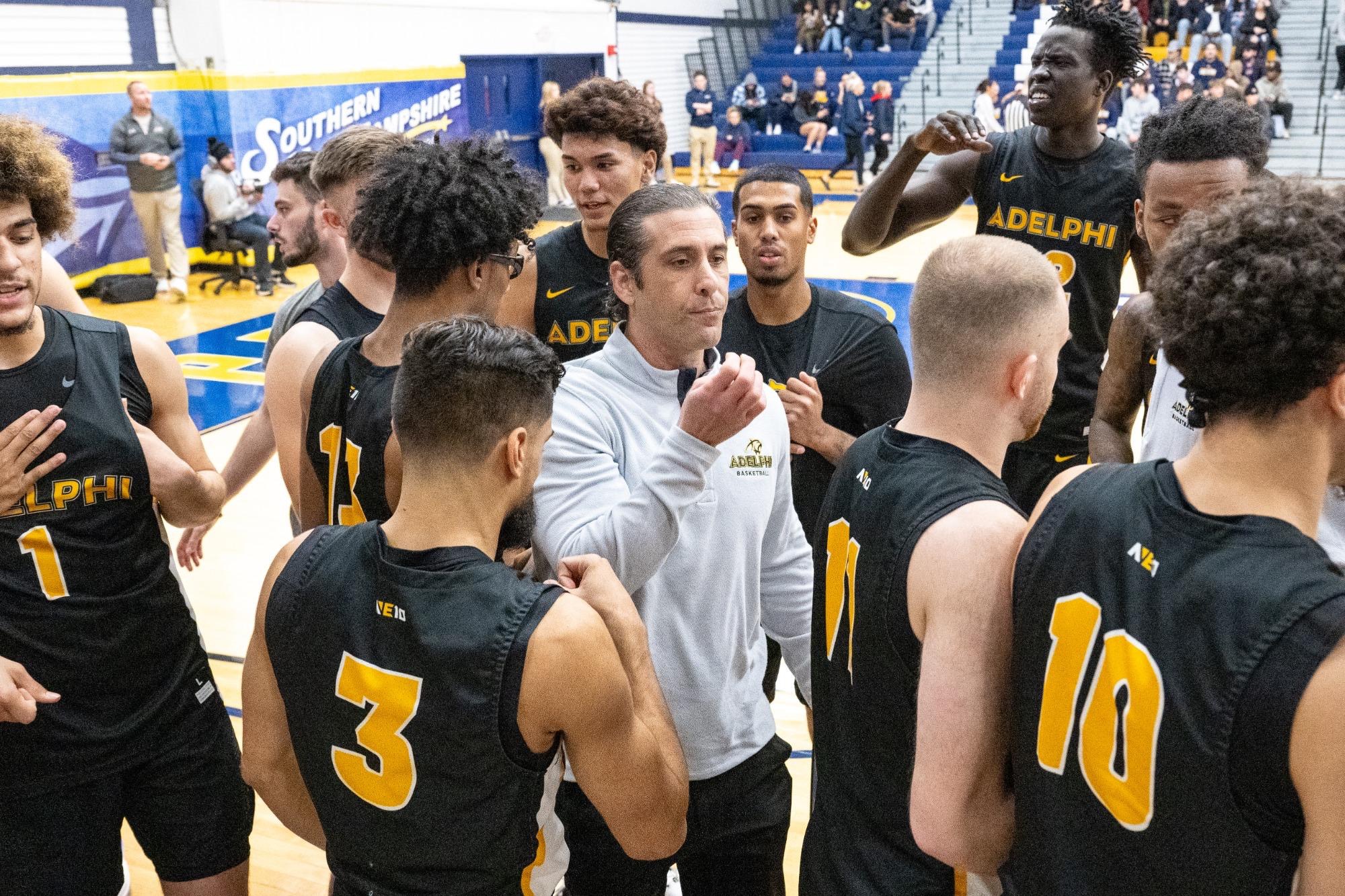 Men's Basketball Bows Out of NE10 Tournament in First Round - Adelphi ...