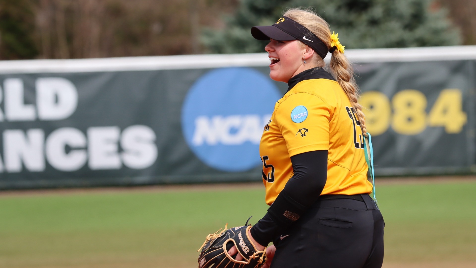 Hibbs' Stellar Pitching Carries #14 Softball to Sweep of Pace, 1-0, 6-3 ...