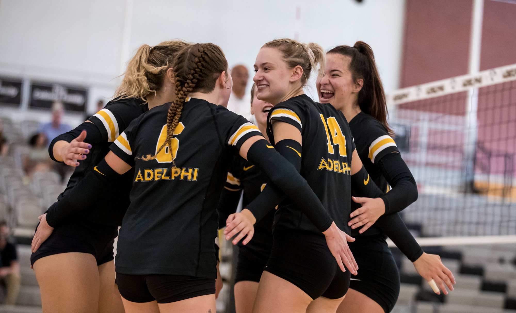 Volleyball's Winning Streak Hits 12 With Sweep of SNHU - Adelphi University Athletics