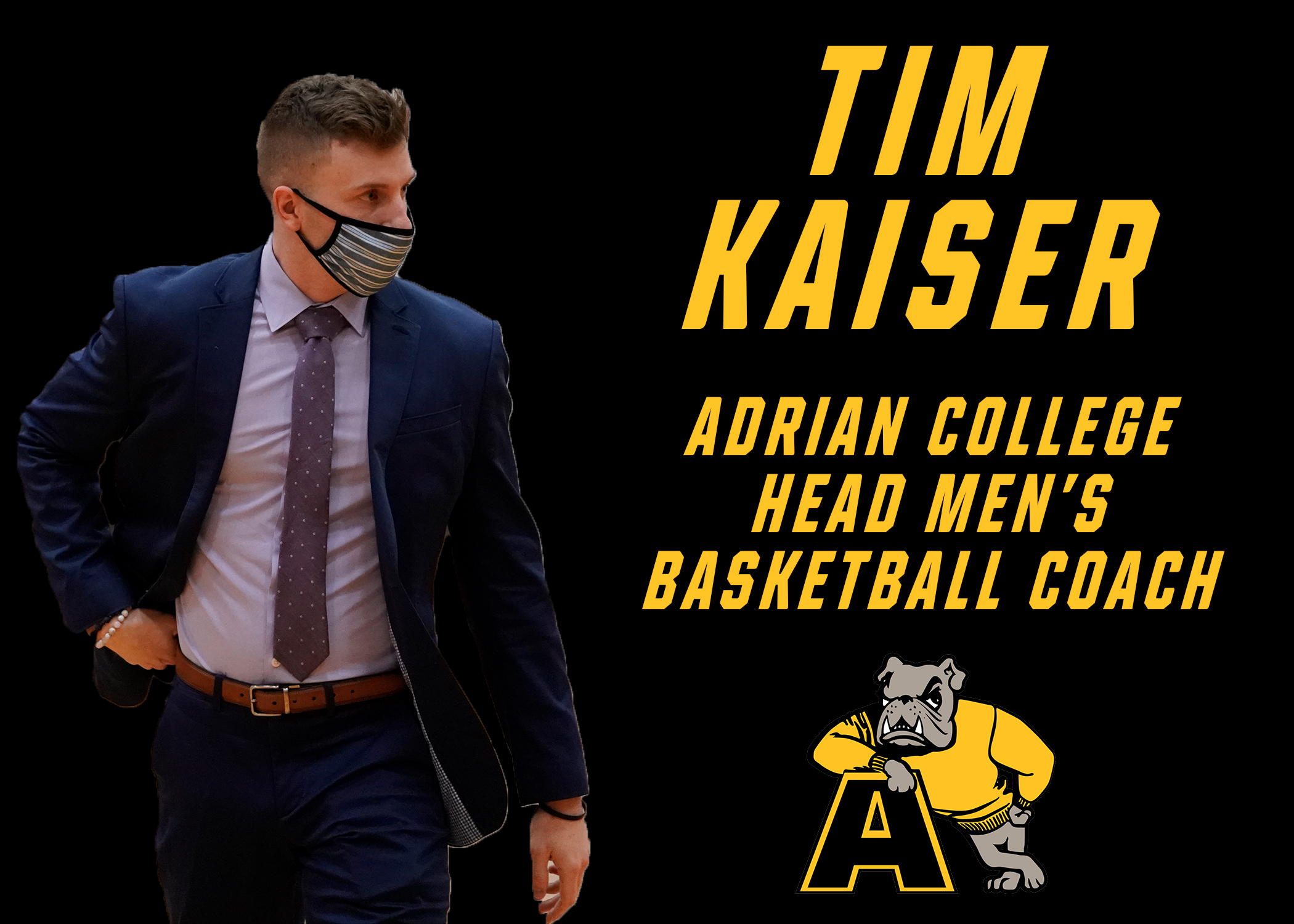 Tim Kaiser Named Head Men's Basketball Coach - Adrian College