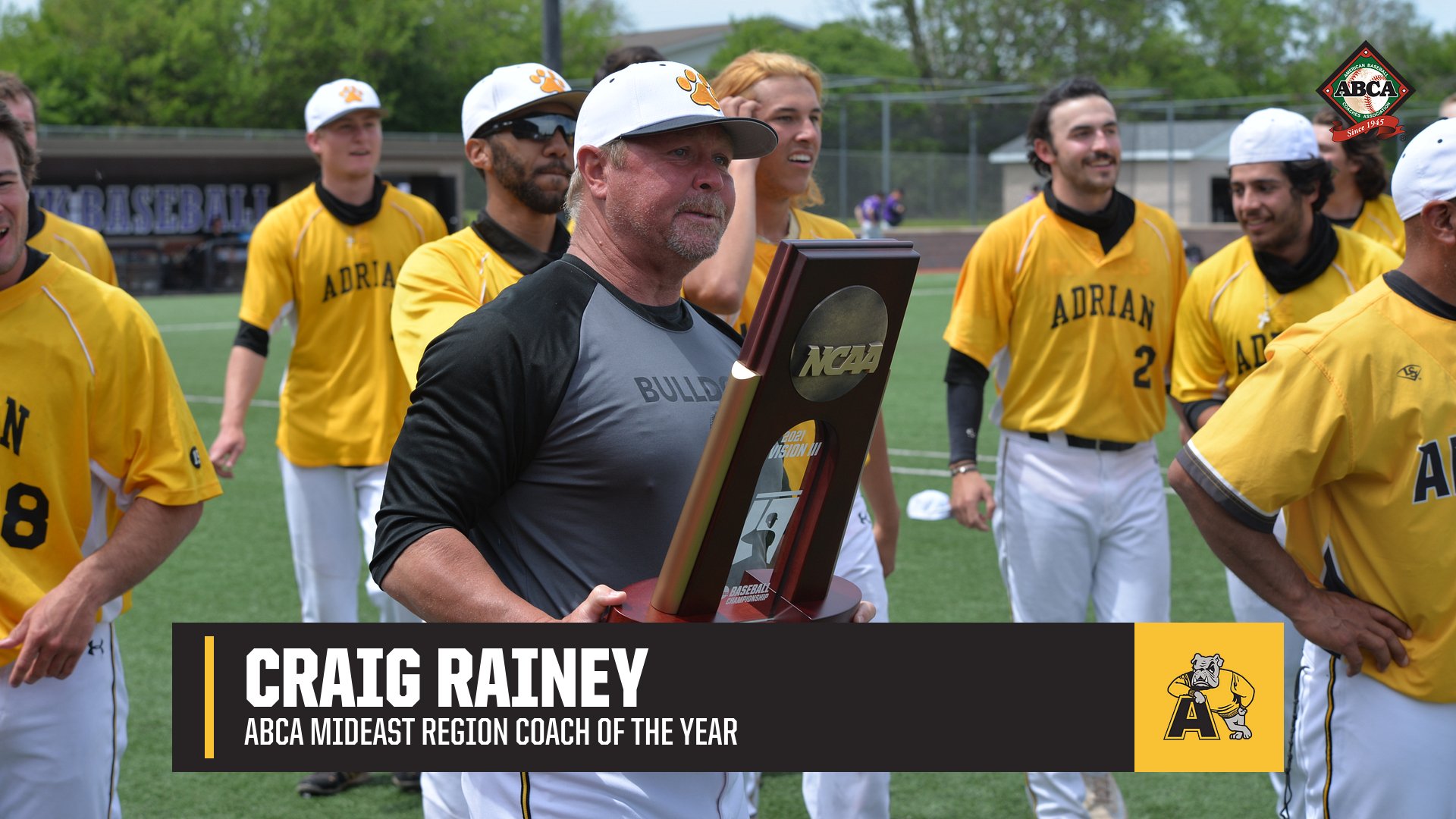 Coach Craig Rainey Selected as ABCA Mideast Region Coach of the Year ...