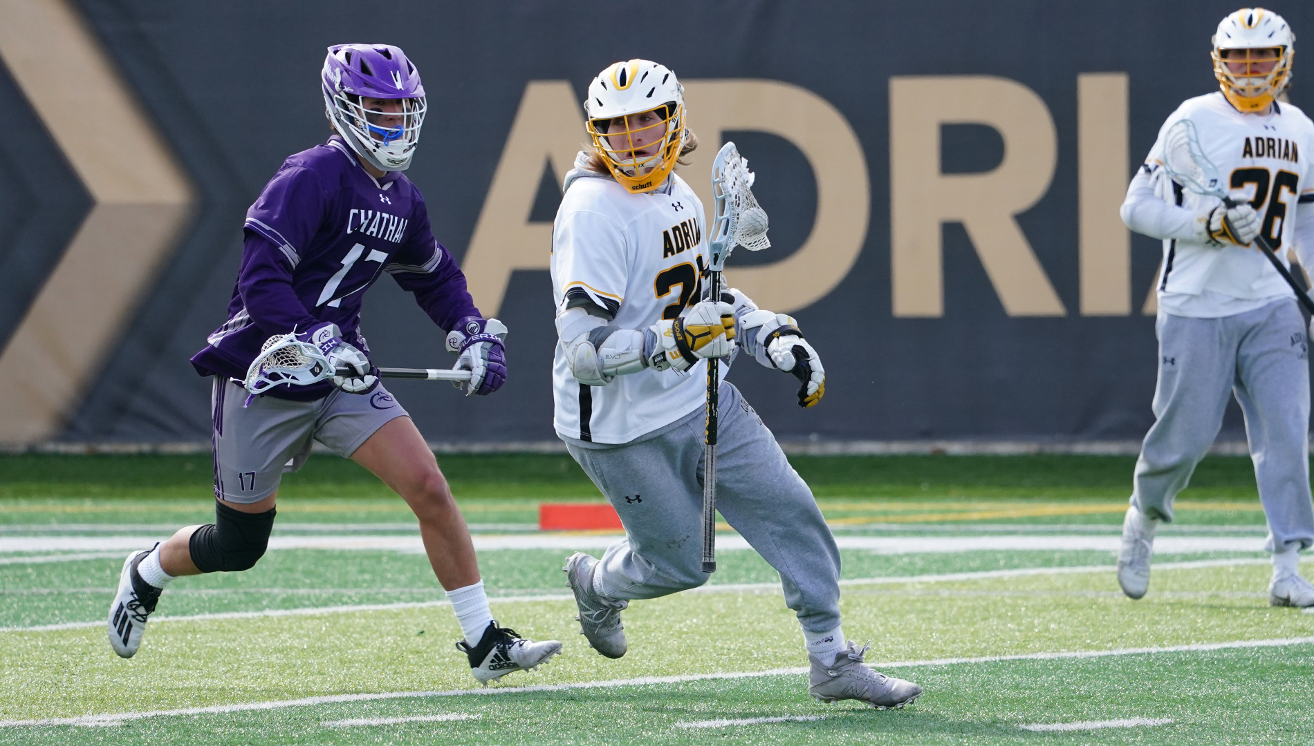 Gasche Nets Four Goals to Lead Men's Lacrosse Past Chatham - Adrian College