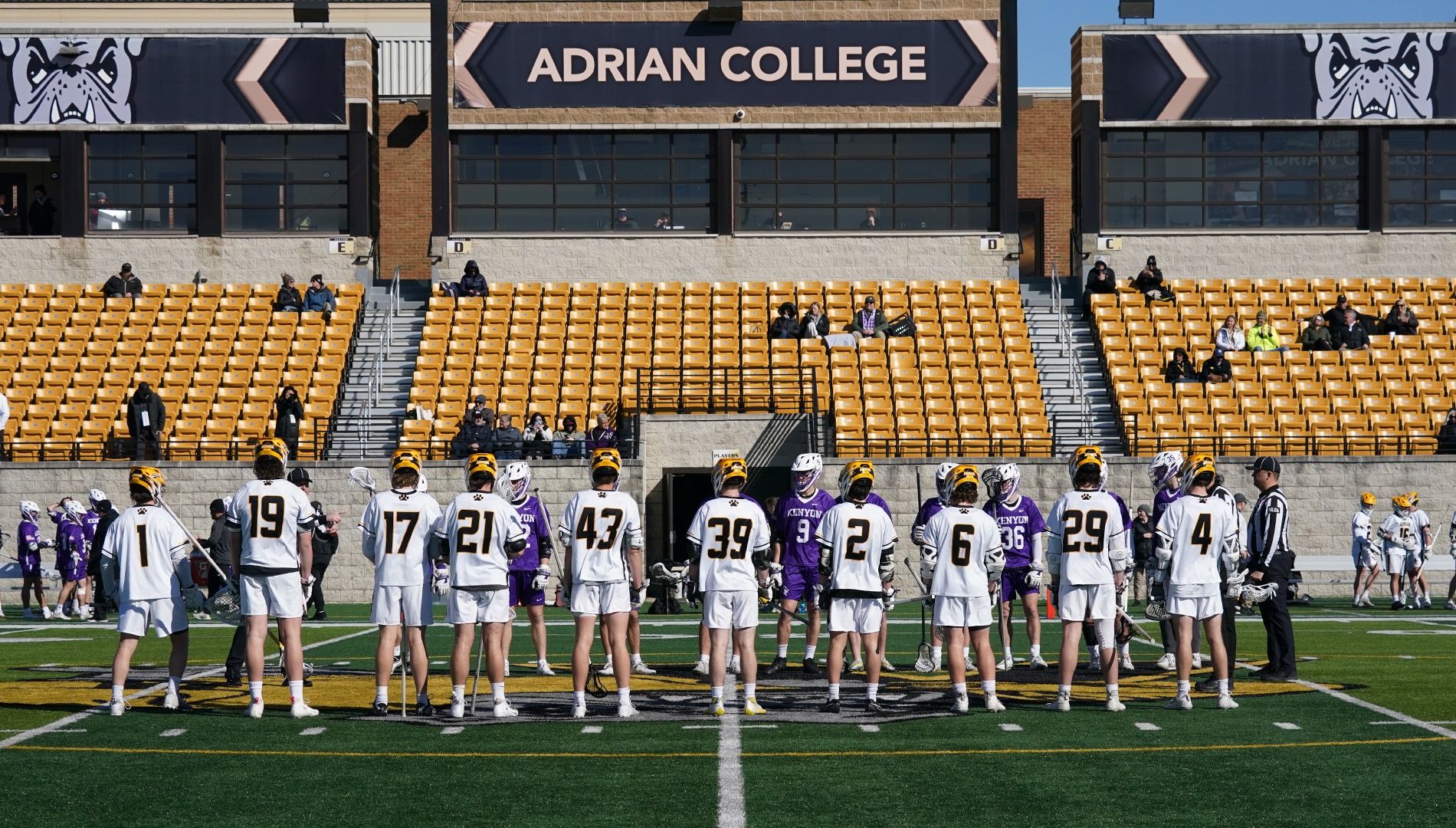 Men's Lacrosse Battles with RV Kenyon - Adrian College