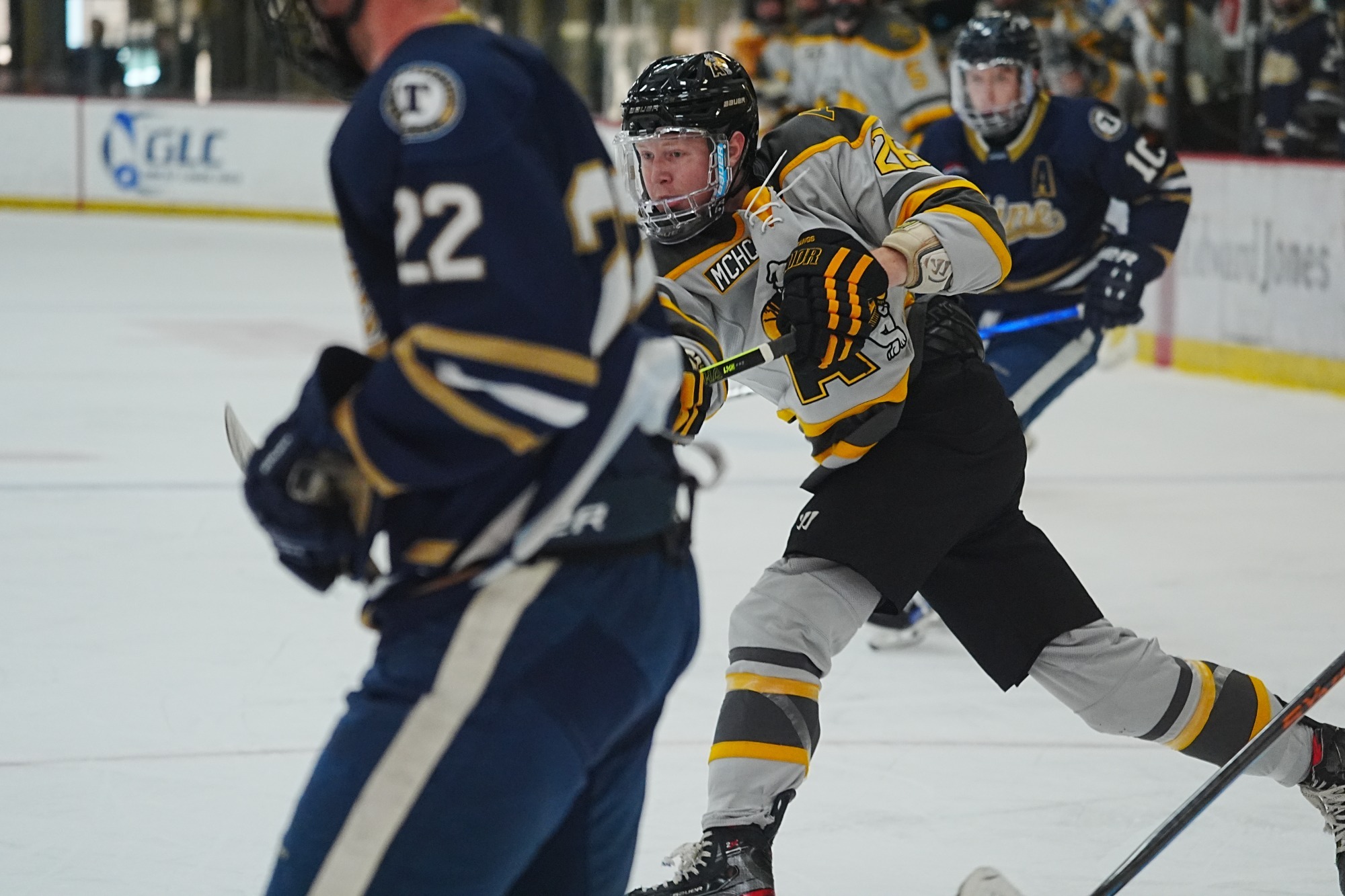 Evan Bliss Scores 100th Career Point; MD3 Hockey Honor Senior Class of ...