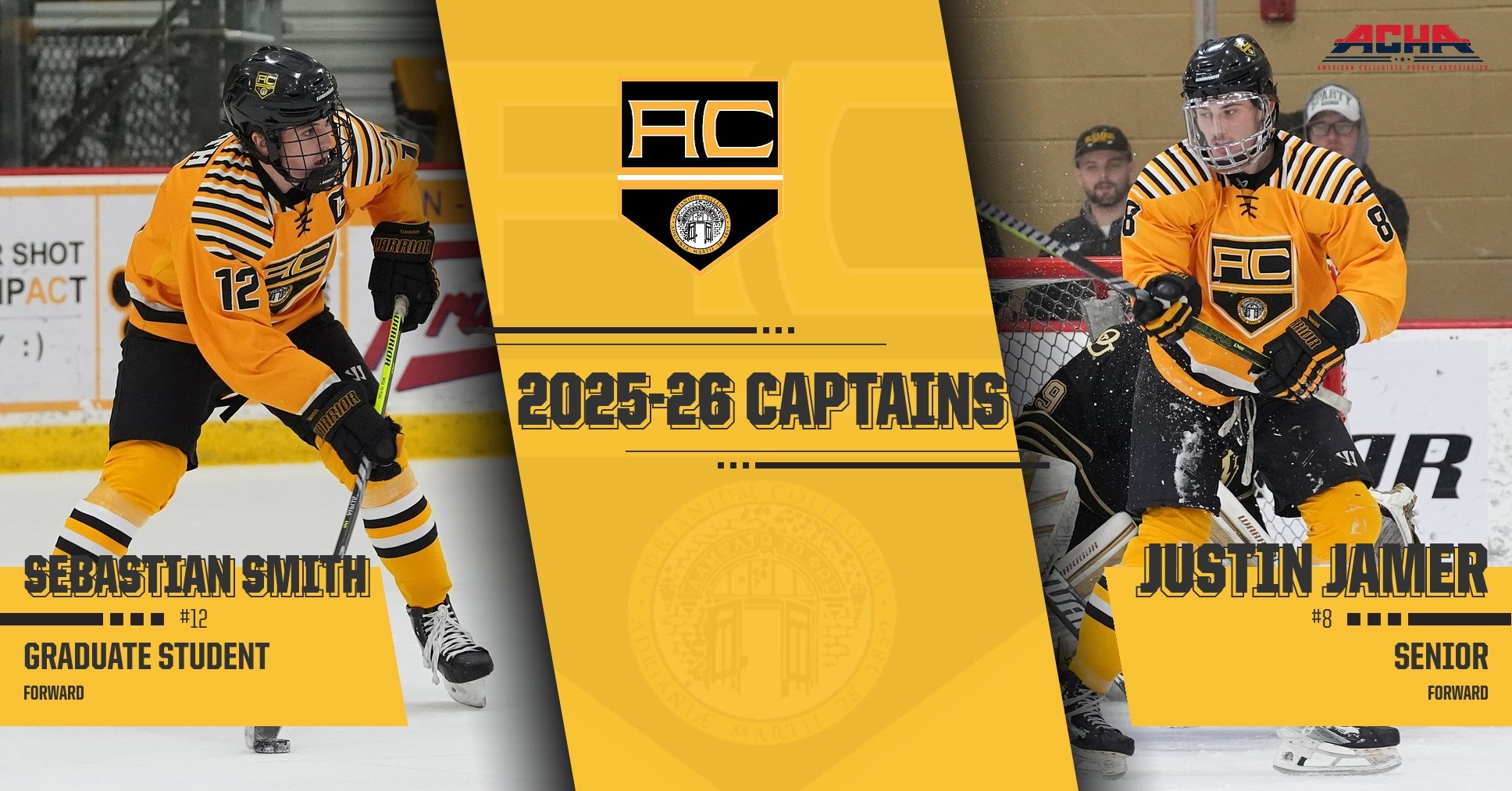 Men's ACHA D1 Hockey Reveal Roster for 2025-26; Welcome Eight Newcomers ...