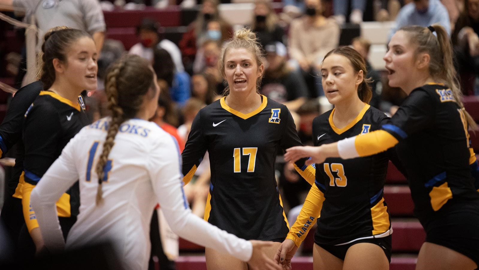 CWU Knocks-Off Nanooks Volleyball in Straight Sets - University of ...