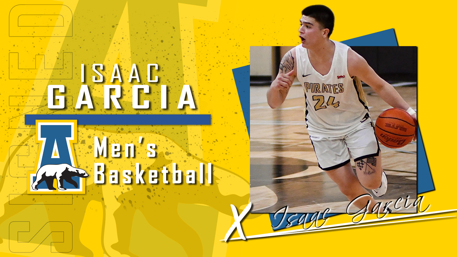 Isaac Garcia Signs with the Nanooks Men's Basketball Program for the ...