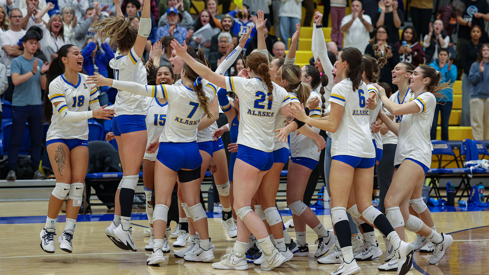 Nanooks PACK the Patty Center for Four-Set Win Over UAA - University of ...