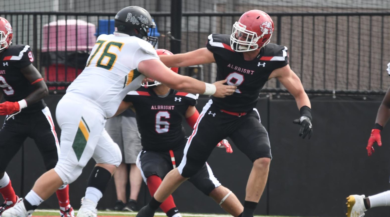 Football Unable to Overcome Big Second Half From Mustangs - Albright ...