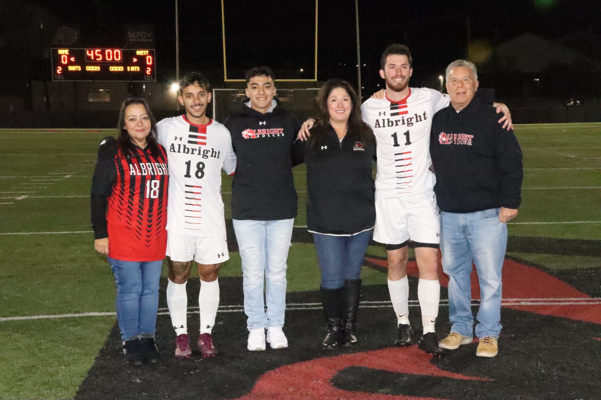 Men's Soccer Dominates Hood on Senior Night - Albright College Athletics