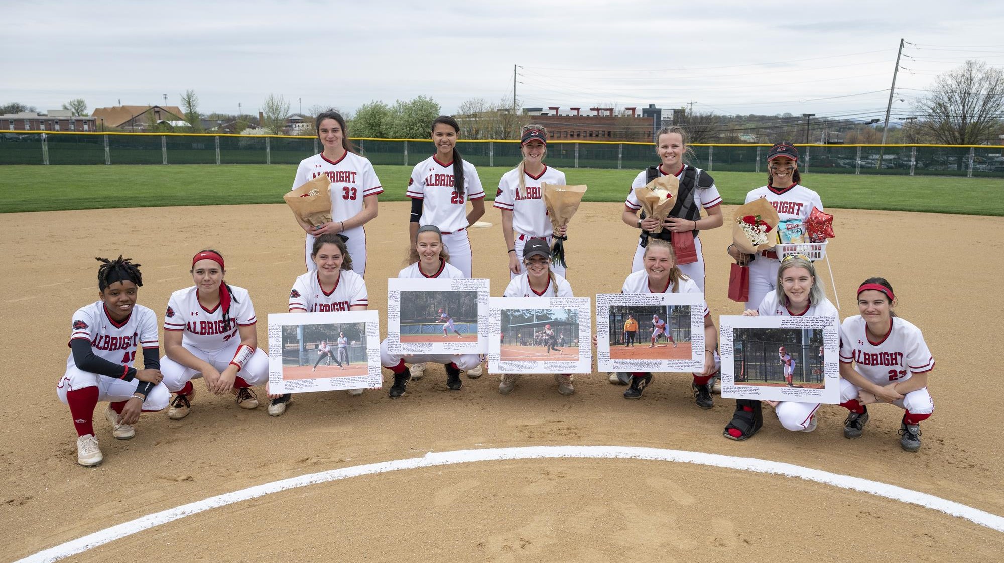 Softball Falls Twice to Hood on Senior Day - Albright College Athletics