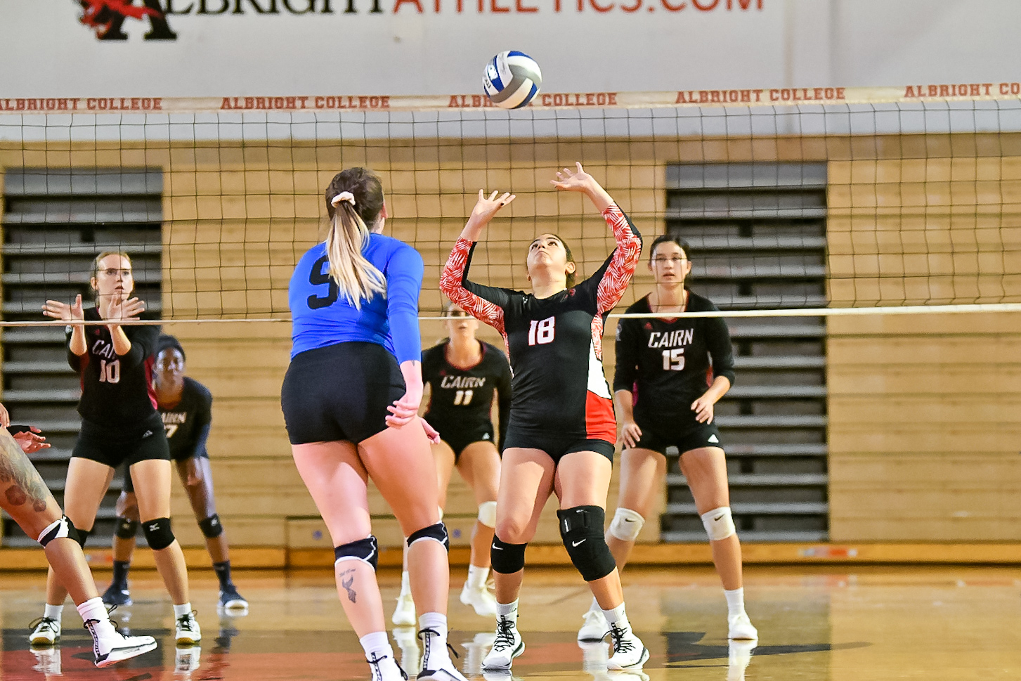 Volleyball Roars Back to Take Five Set Win - Albright College Athletics