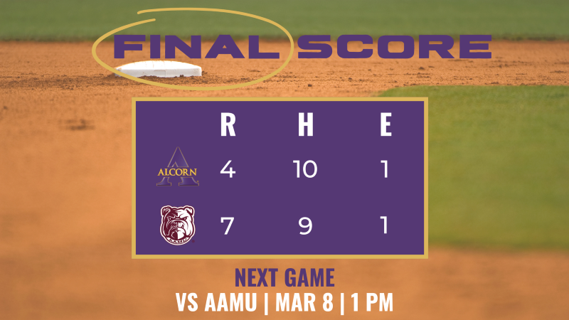 2025 Baseball Schedule - Alcorn State University Athletics