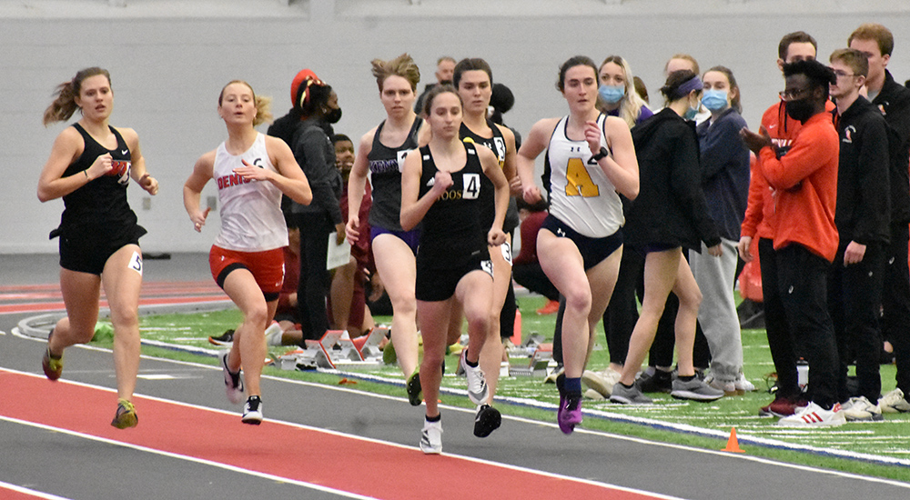 Gators finish strong at NCAC Indoor Championships - Allegheny College ...