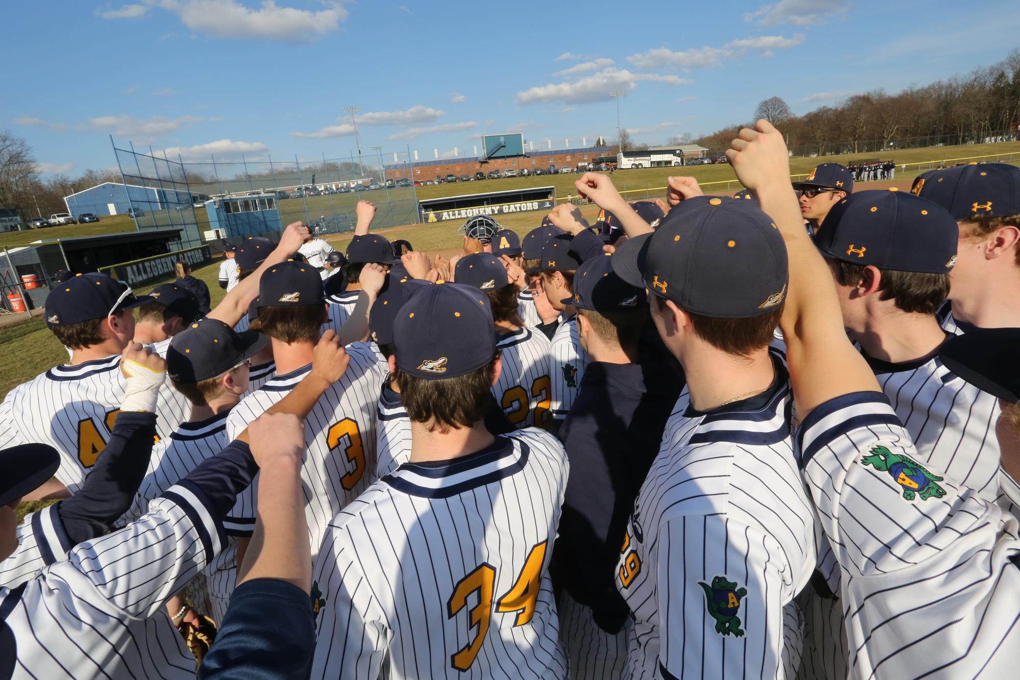 Offense comes alive in sweep of La Roche - Allegheny College Athletics