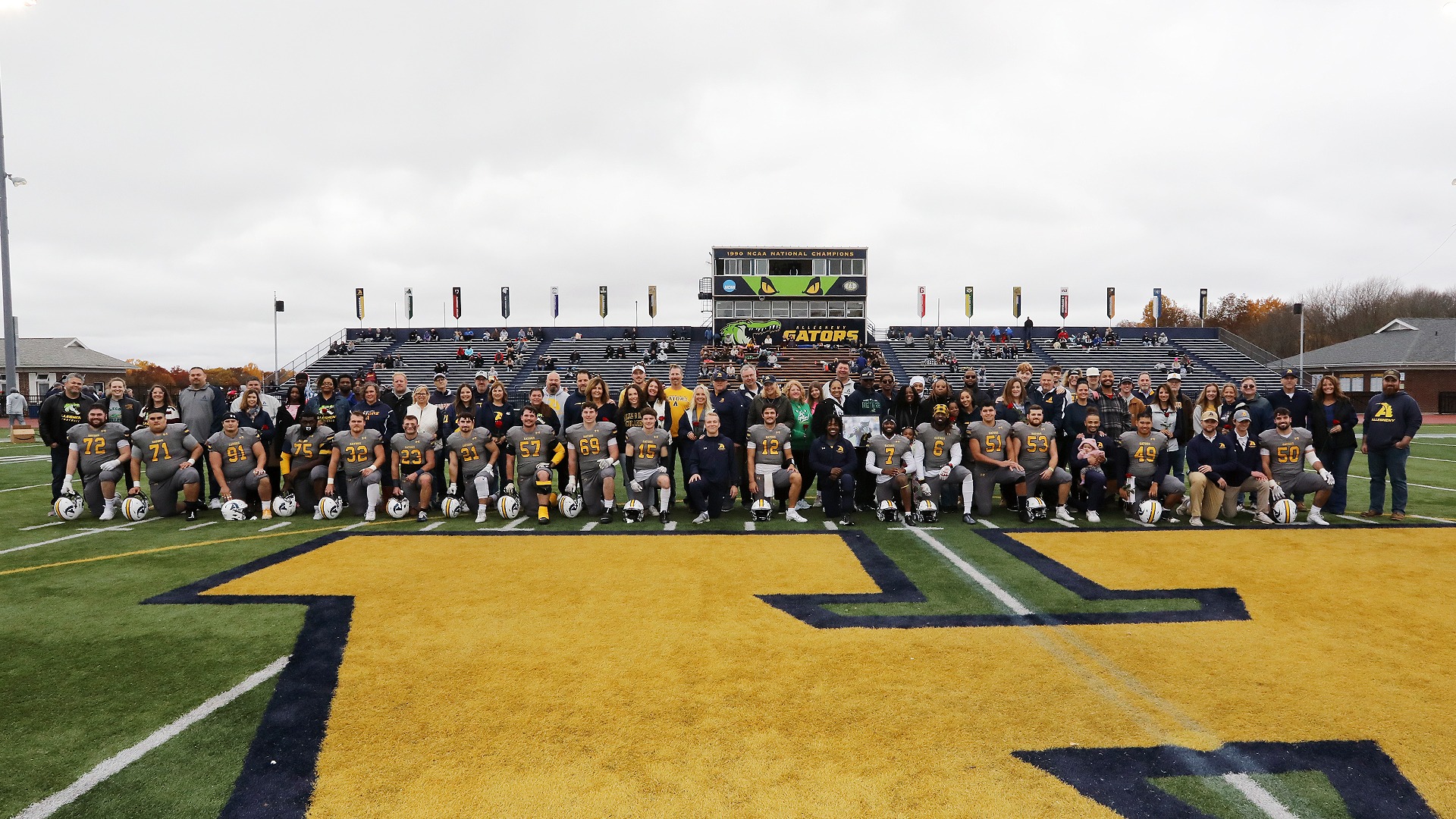 Gators Trounce Thiel, 27-3, With Senior Day Victory - Allegheny College ...