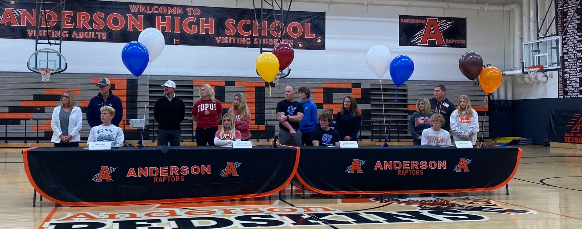 4 Raptors Celebrate Signing Day - Anderson Raptors Athletics