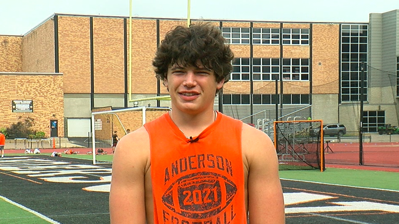 Senior Brodey Berg is WCPO 9's Football Player of the Week - Anderson ...