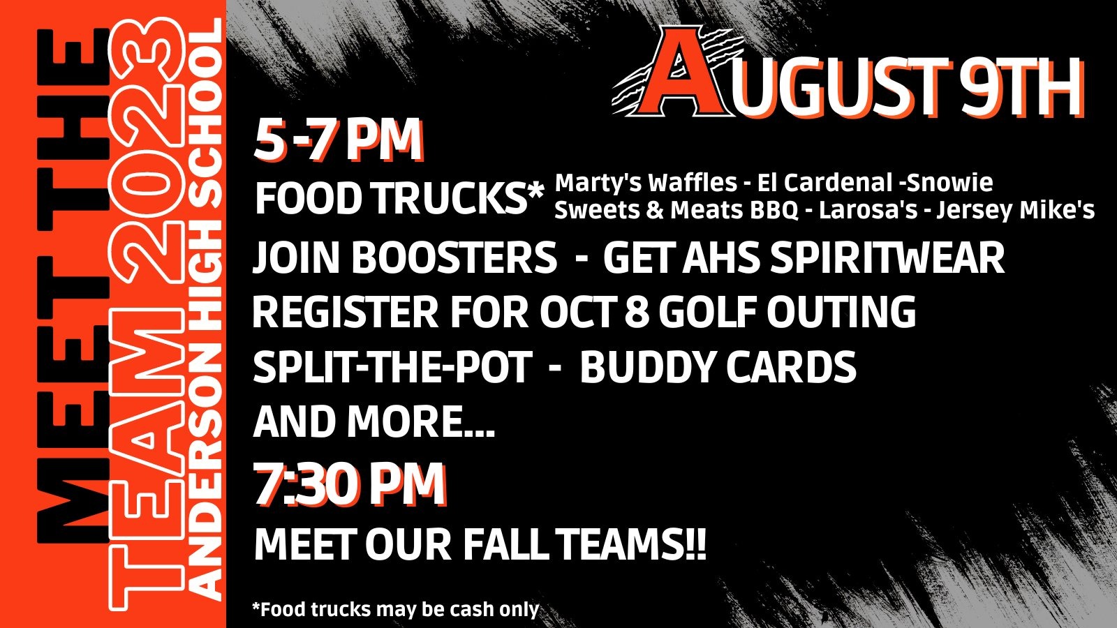 Meet the Team August 9 - Anderson Raptors Athletics