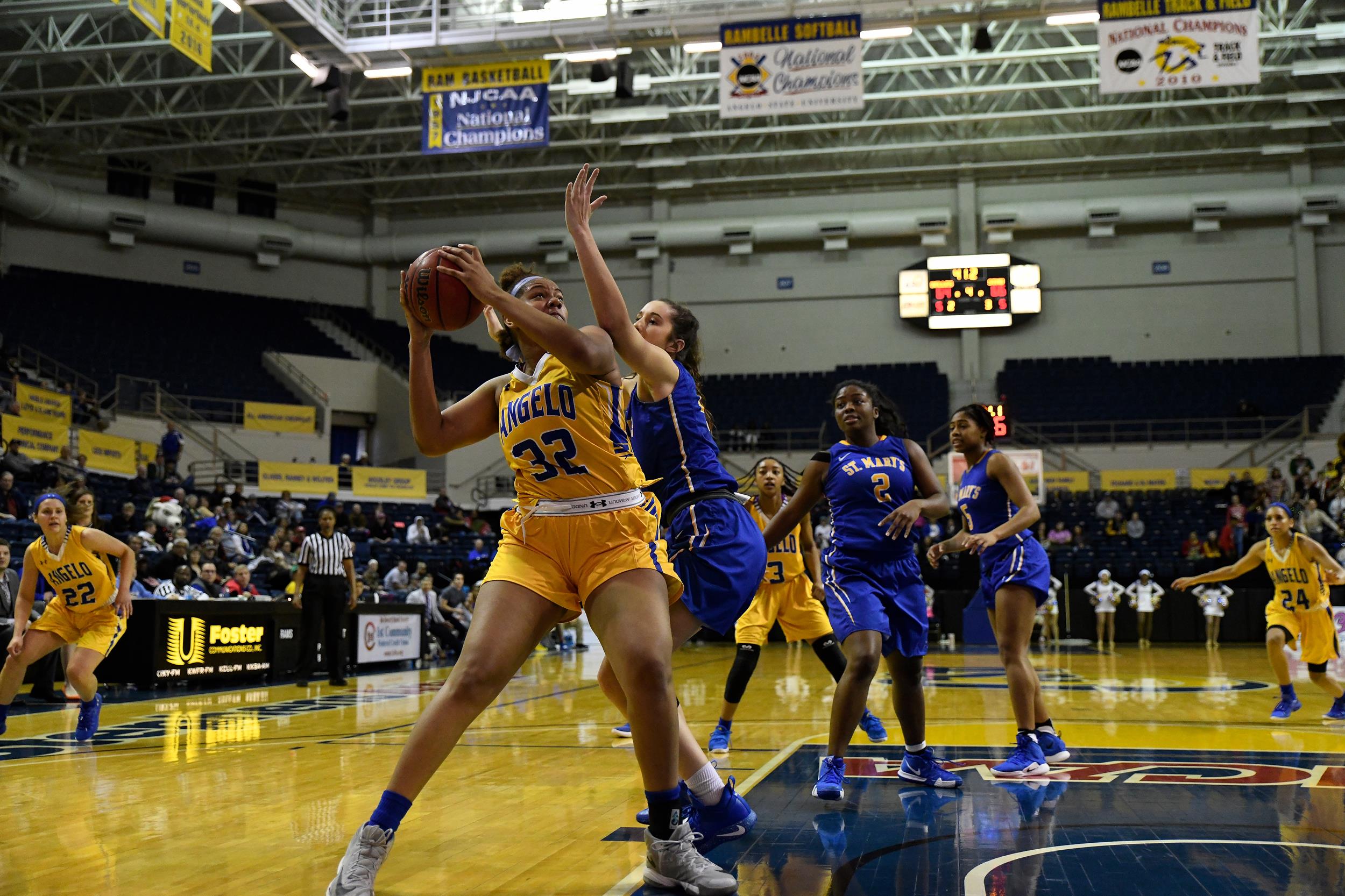 Three-point barrage leads Belles past Yellowjackets - Angelo State ...