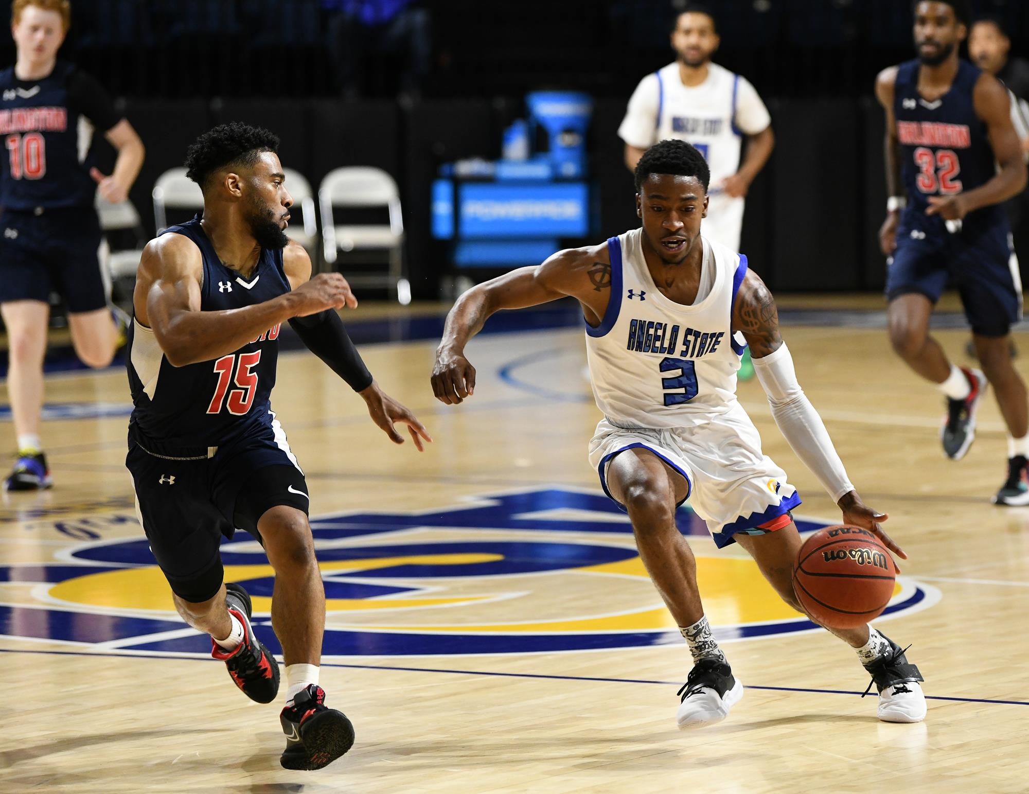 Tyrell Carroll - Men's Basketball - Angelo State University Athletics