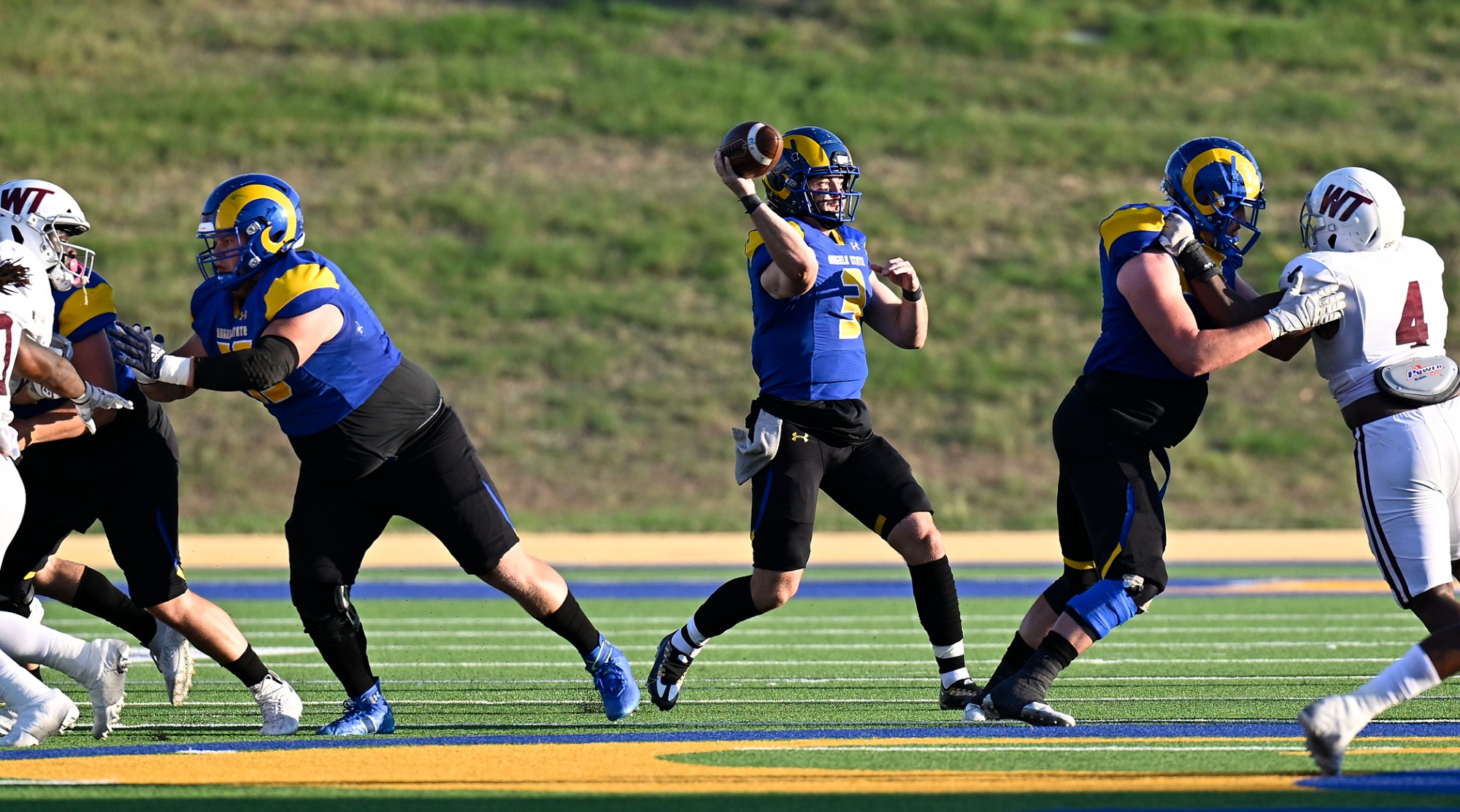 No.3 Rams Defeat Western Oregon 30-7 on the Road - Angelo State ...