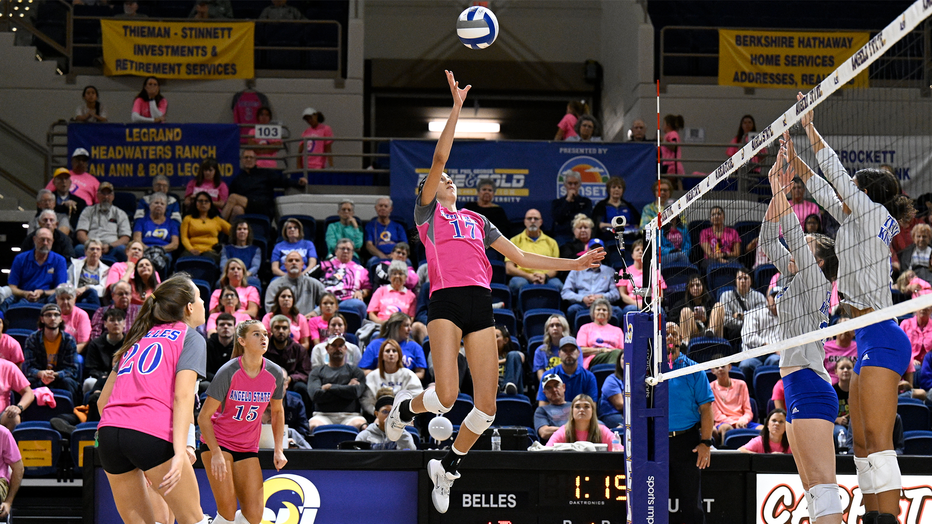 Rambelles Swept by Lady Patriots - Angelo State University Athletics