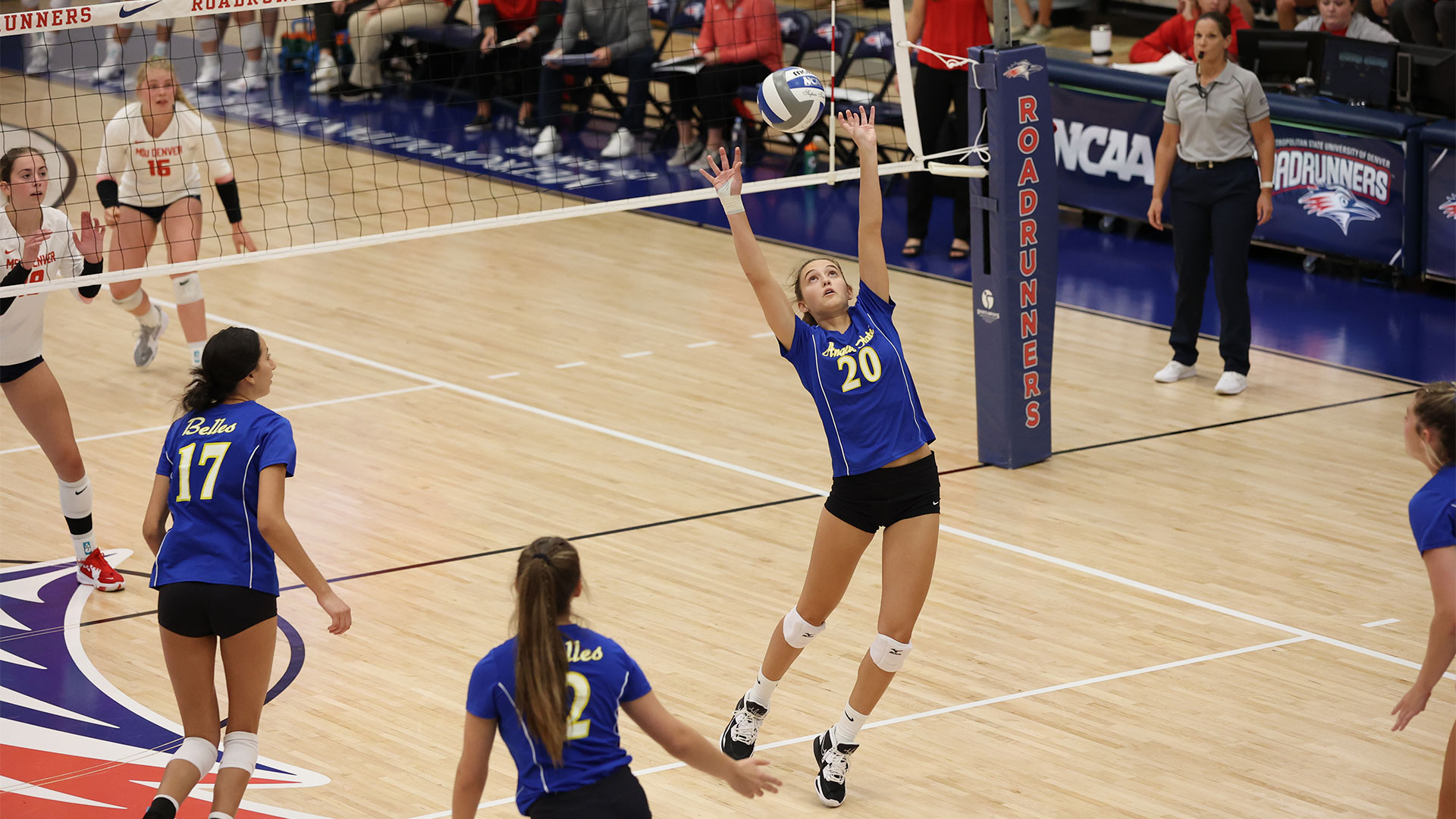 Rambelle Volleyball Opens LSC Play with Four-Set Win over WNMU - Angelo ...