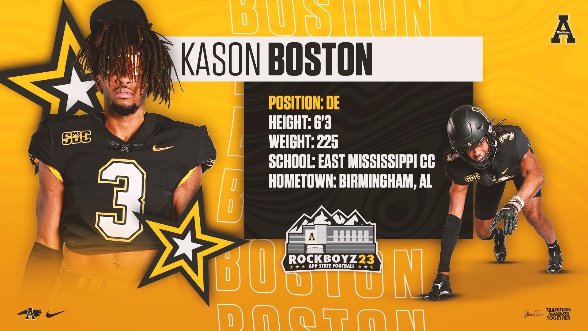 Kason Boston - Football - App State Athletics