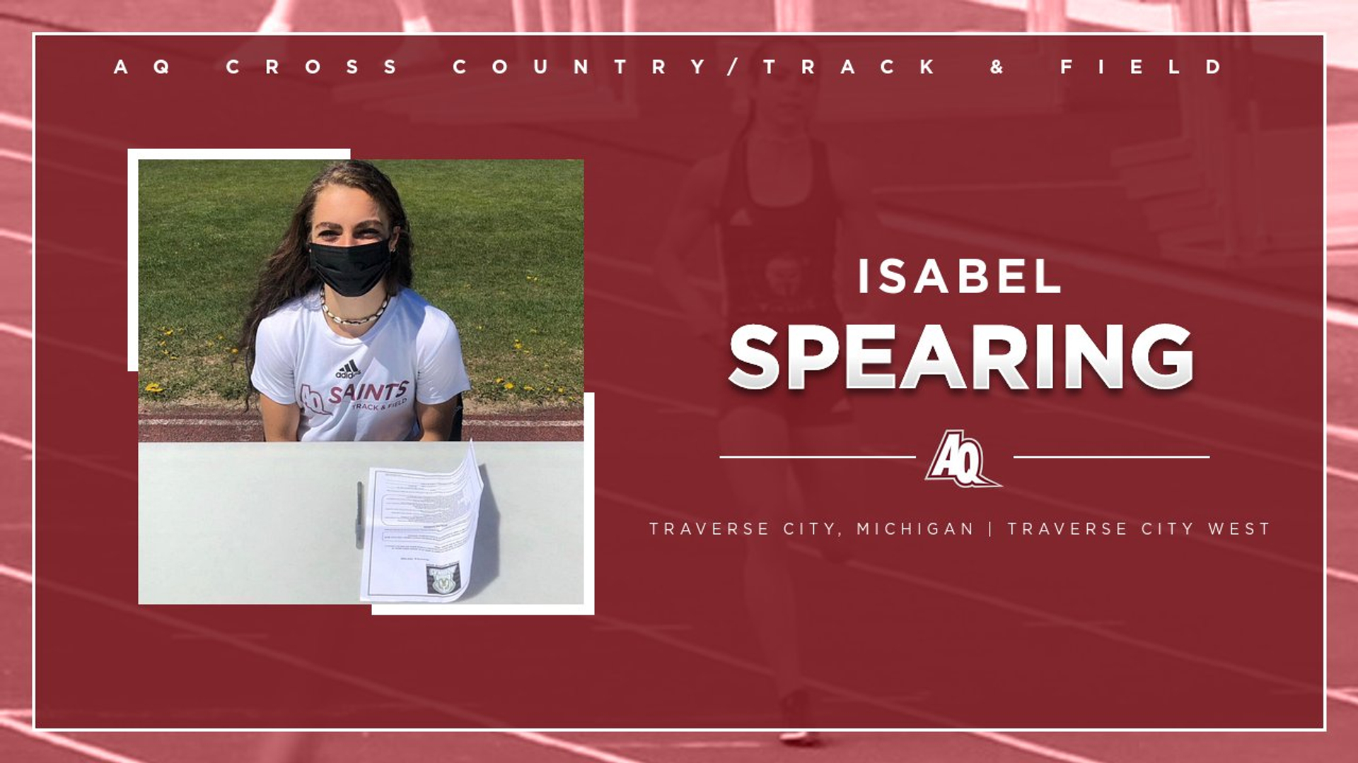 Isabel Spearing Joins AQ Cross Country and Track & Field Programs ...