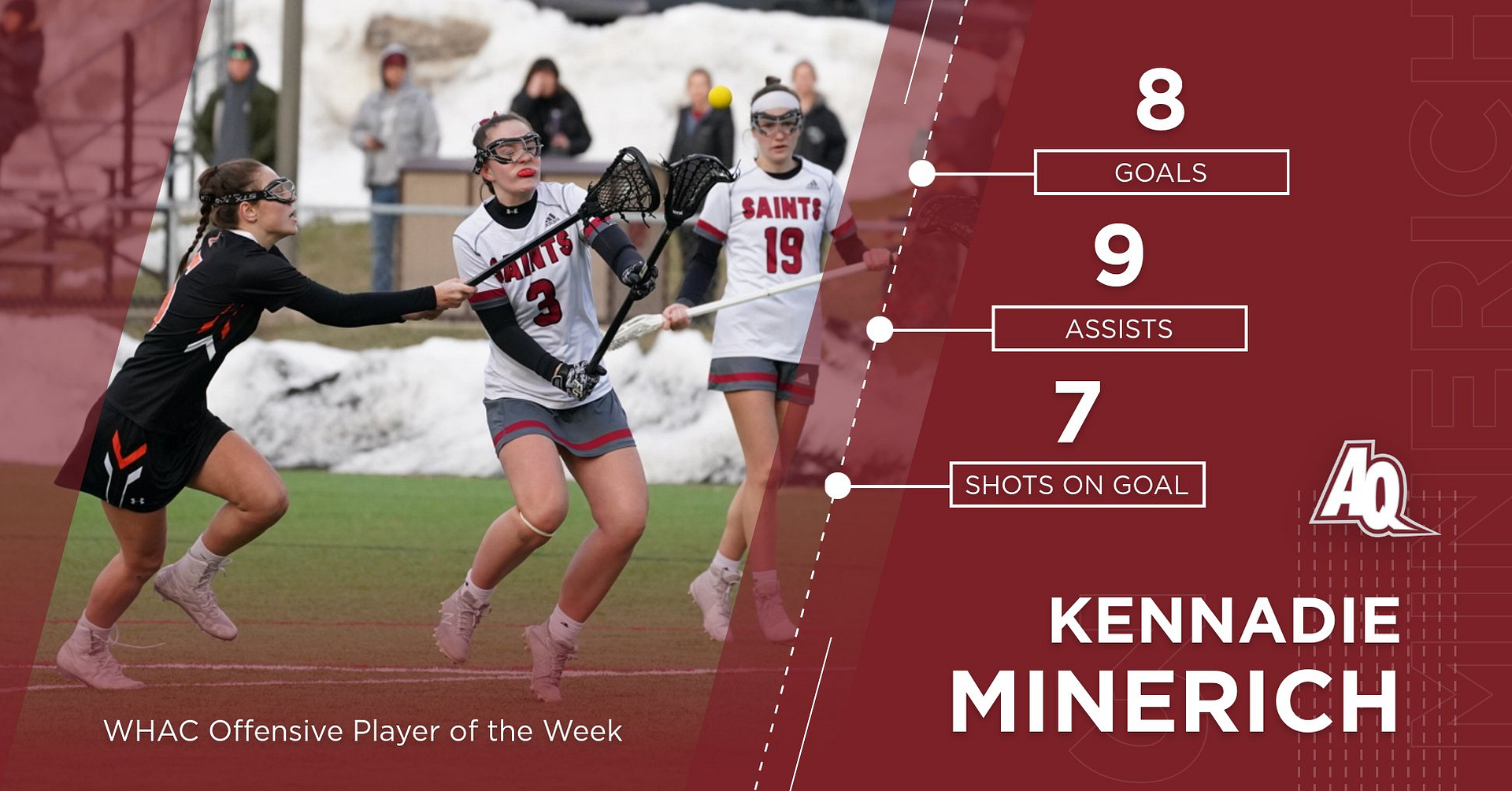 Kennadie Minerich Earns Second Career WHAC Offensive Player of the Week ...