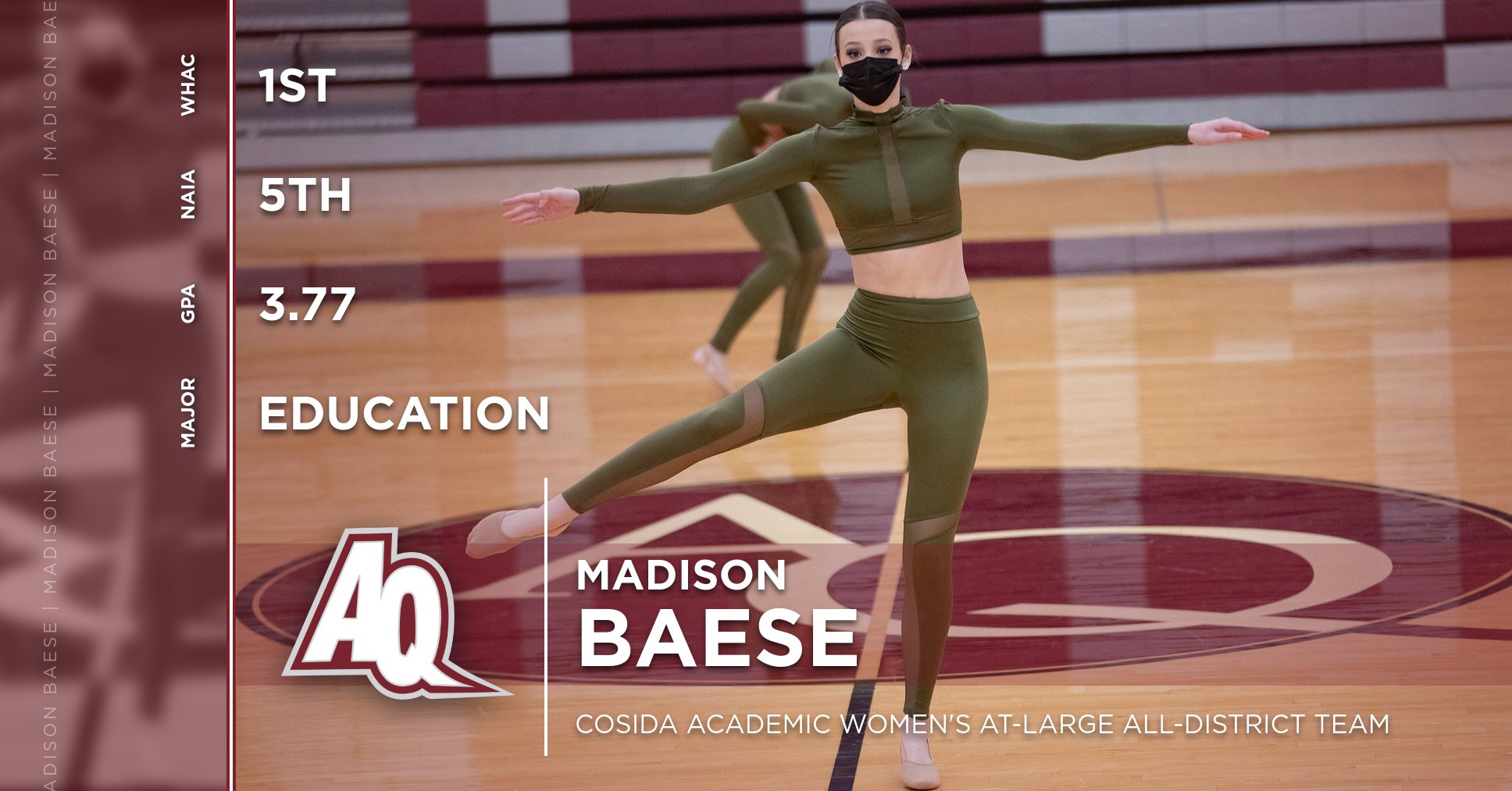Madison Baese Lands on CoSIDA Academic Women's At-Large All-District ...