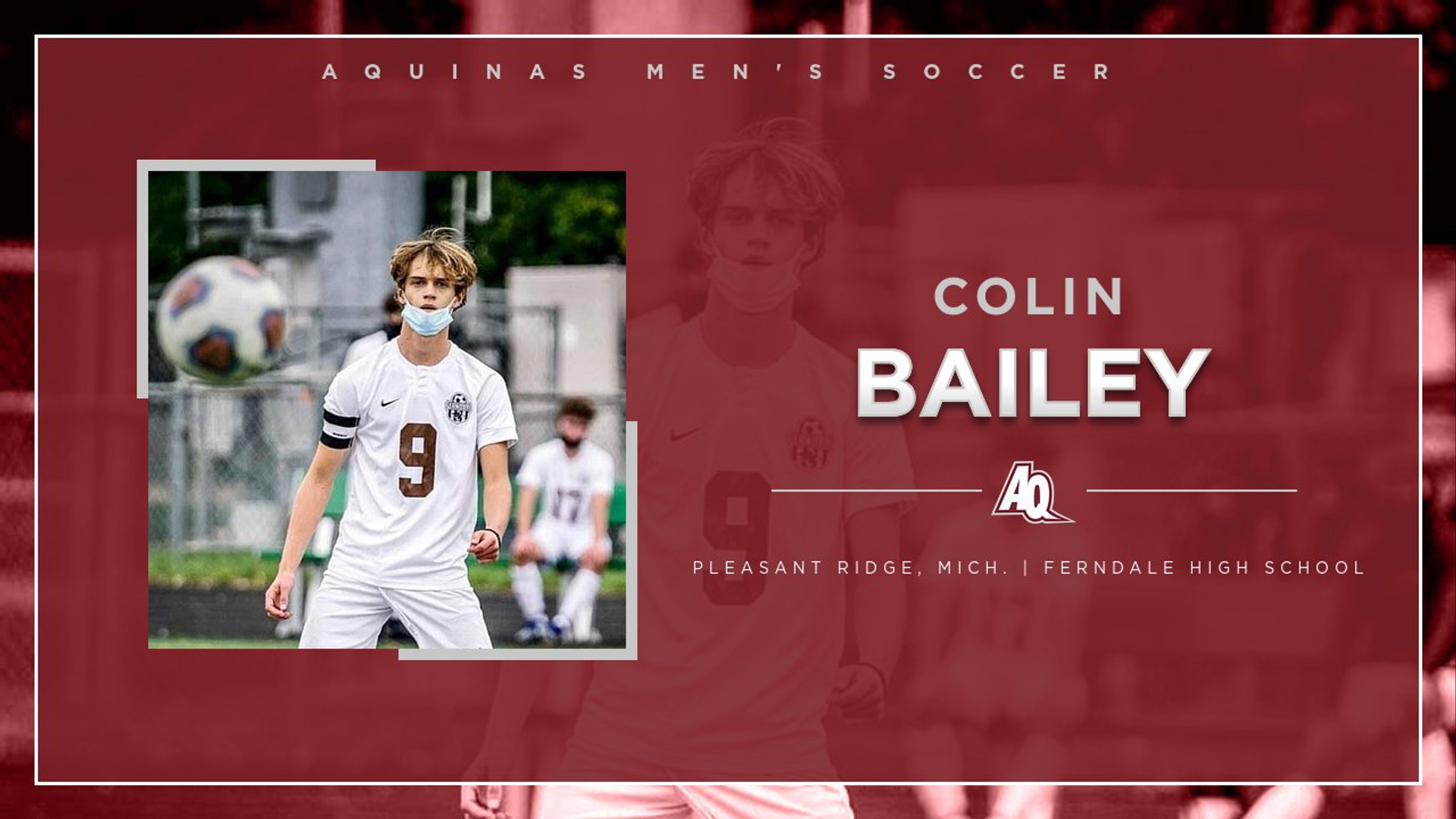 Colin Bailey Set to Join AQ Men's Soccer Program - Aquinas College