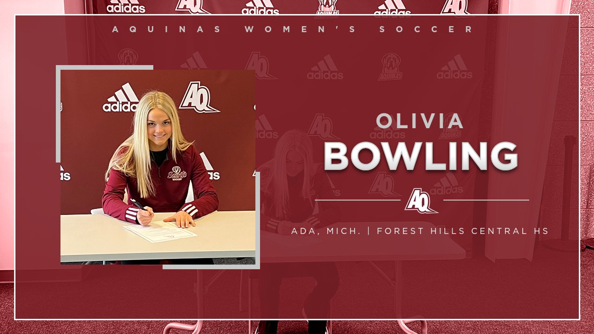 Olivia Bowling Slated to Join Aquinas Women's Soccer - Aquinas College