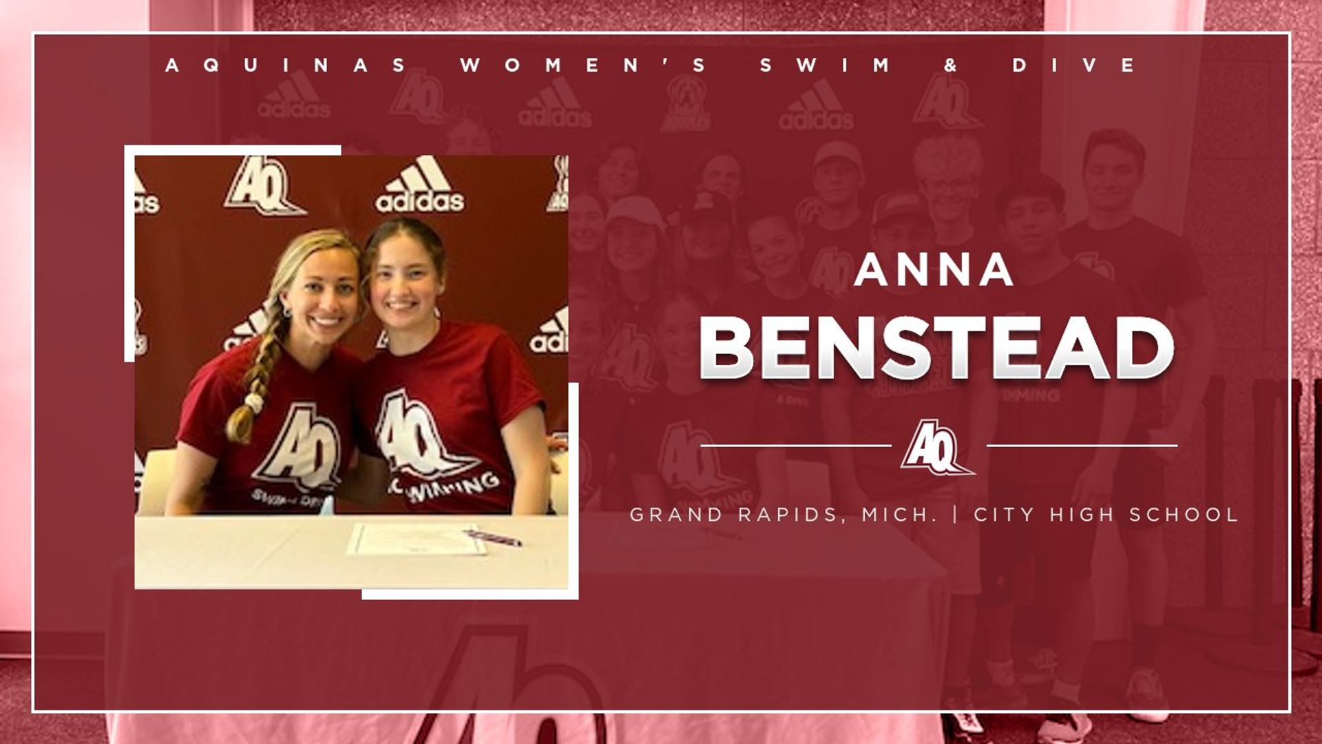 Anna Benstead Commits to Aquinas Women's Swim & Dive Team - Aquinas College