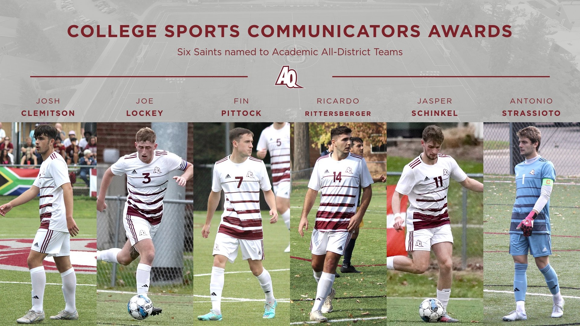 Six Saints Earn CSC Academic All-District Team Honors - Aquinas College