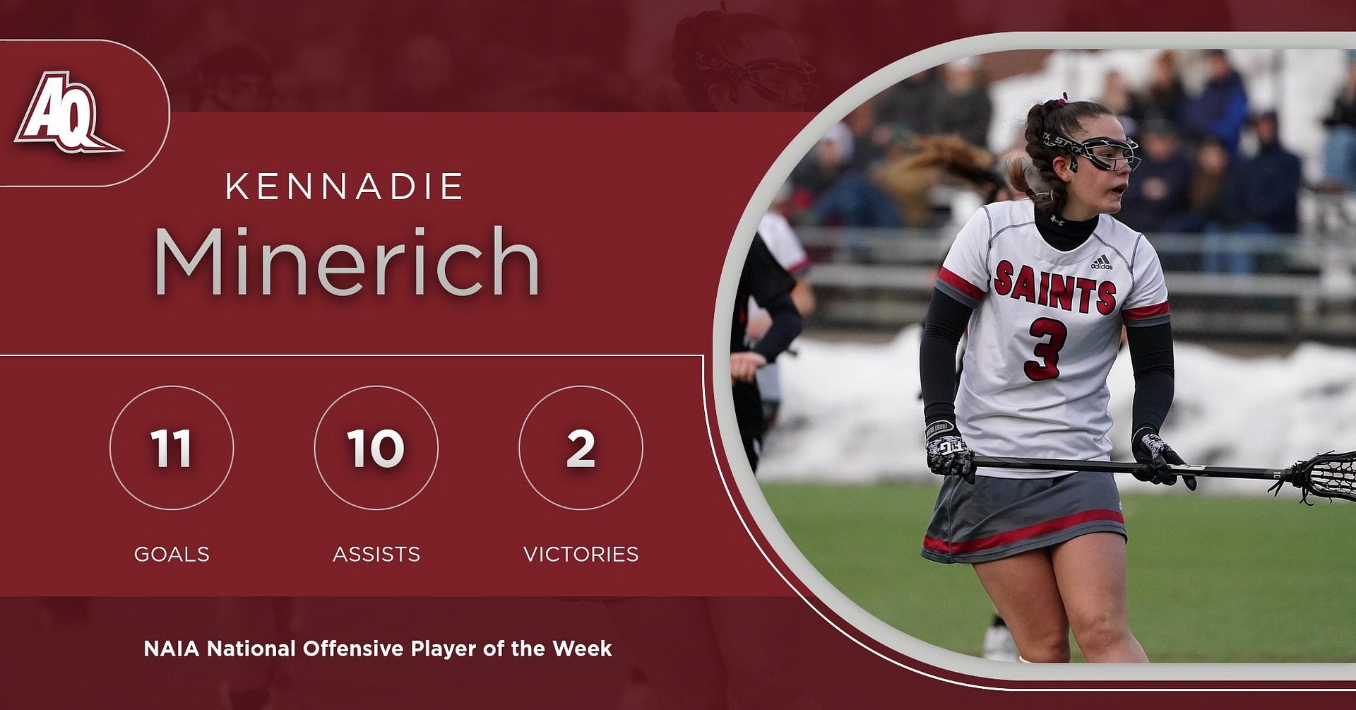 Minerich Named NAIA Offensive Player of the Week For The Second Time ...