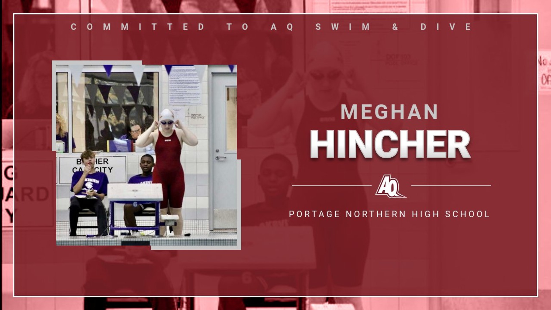 Women's Swim and Dive Signs Meghan Hincher - Aquinas College