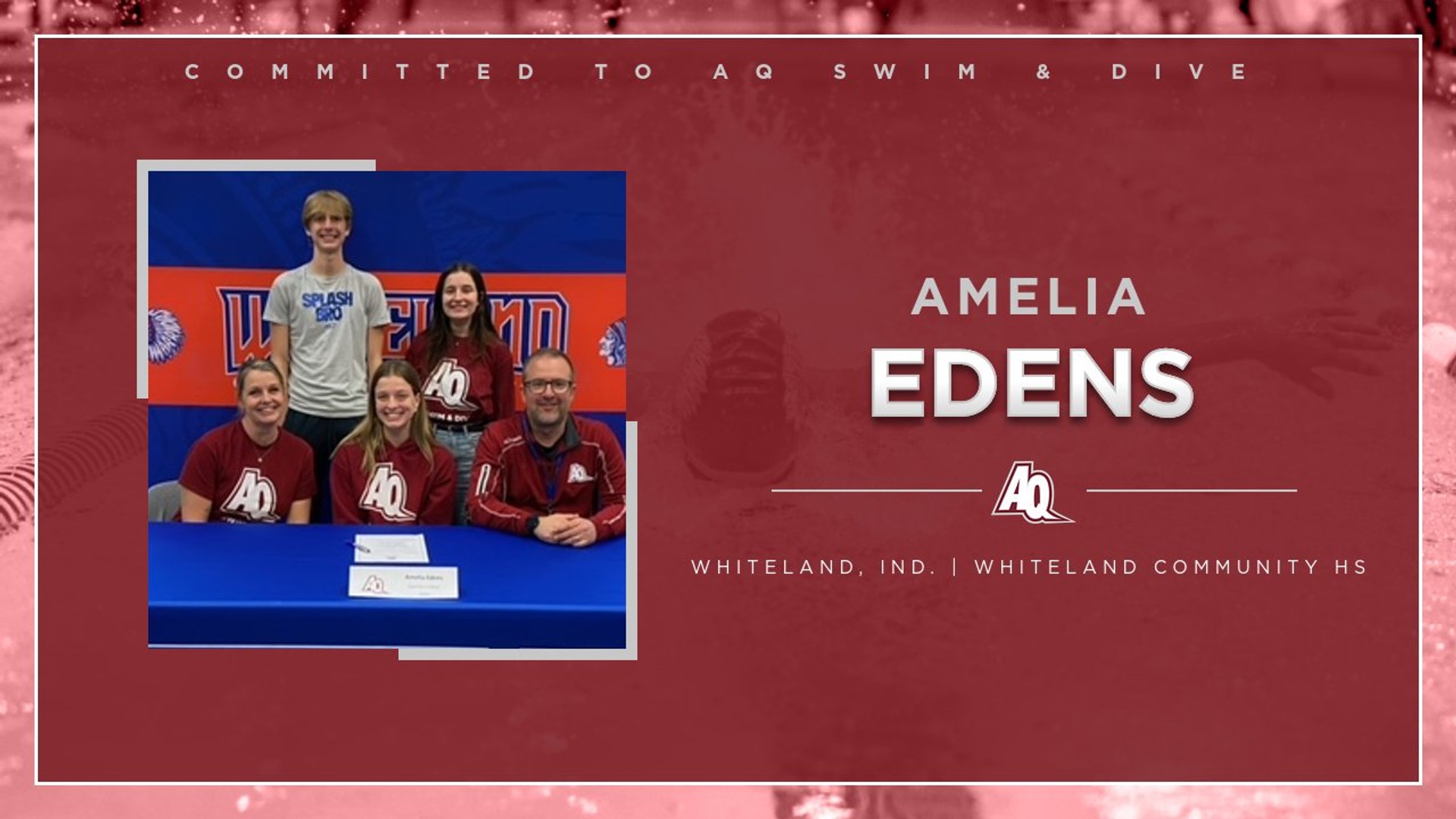 Amelia Edens Commits to Aquinas Swim and Dive Program - Aquinas College