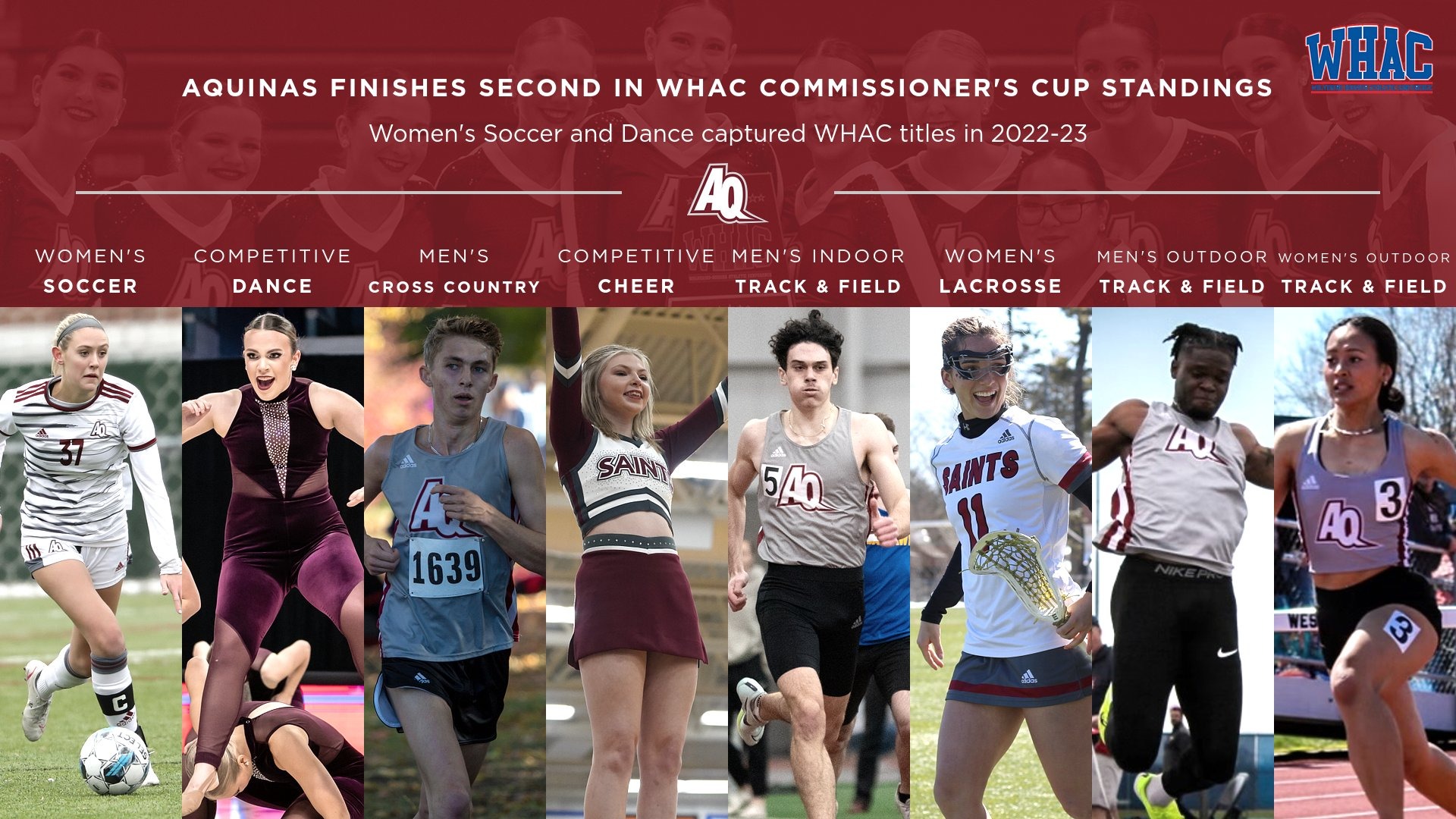 Aquinas Finishes Second in 2022-23 WHAC Fred Smith Commissioner's Cup ...