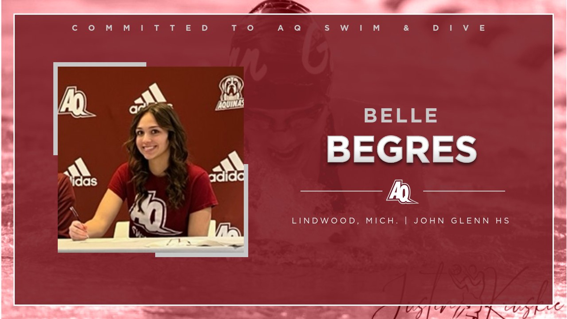 Belle Begres Set to Join Aquinas Swim and Dive Program - Aquinas College