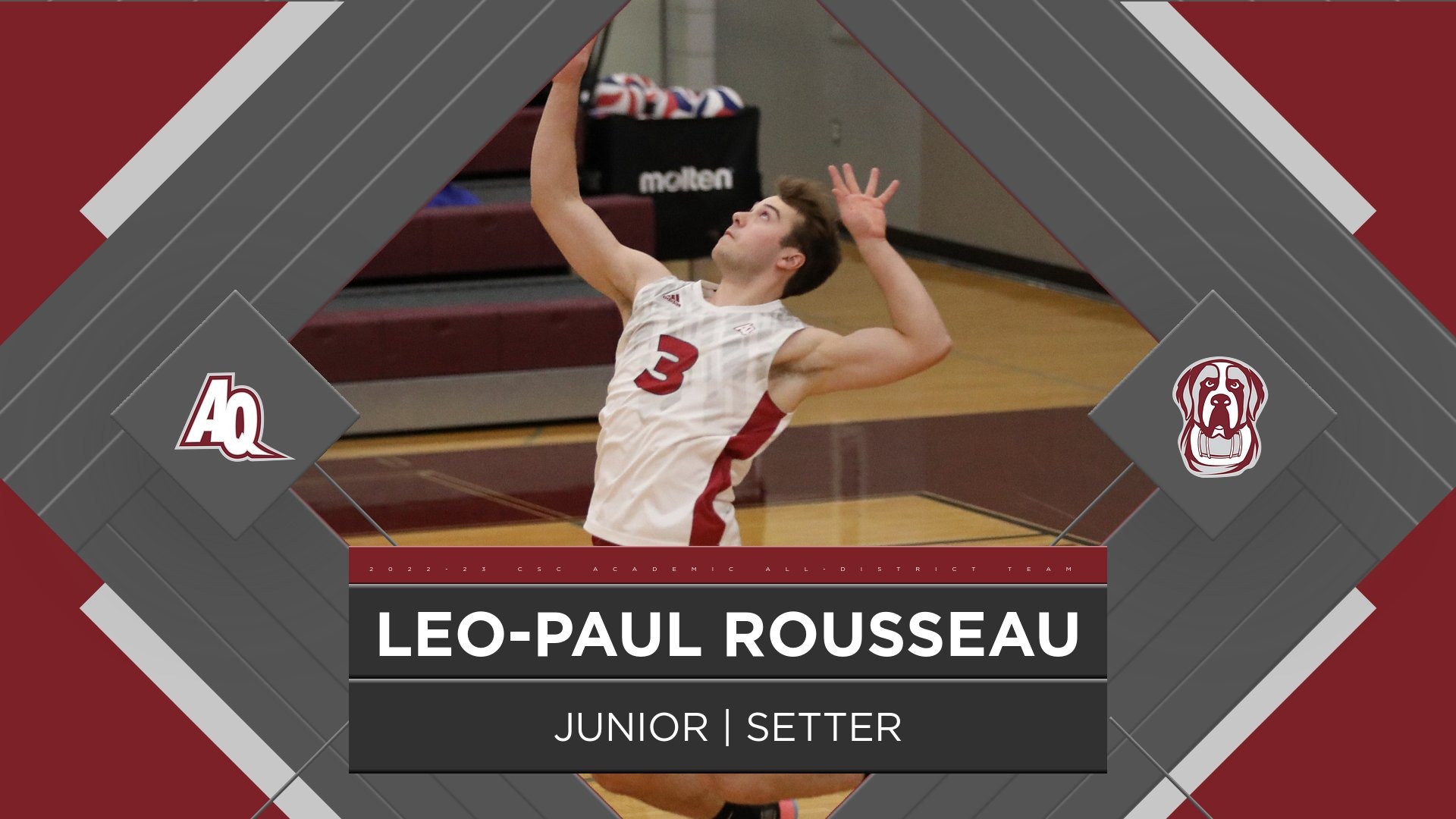 Leo-Paul Rousseau Named to CSC Academic All-District Team - Aquinas College